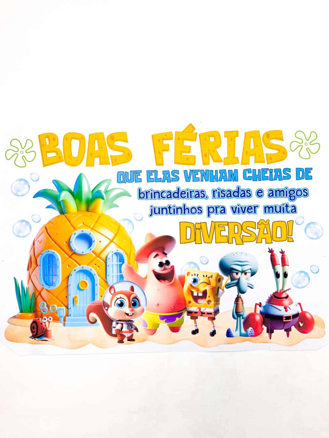 Boas Férias Bob Esponja - Educação e Criatividade